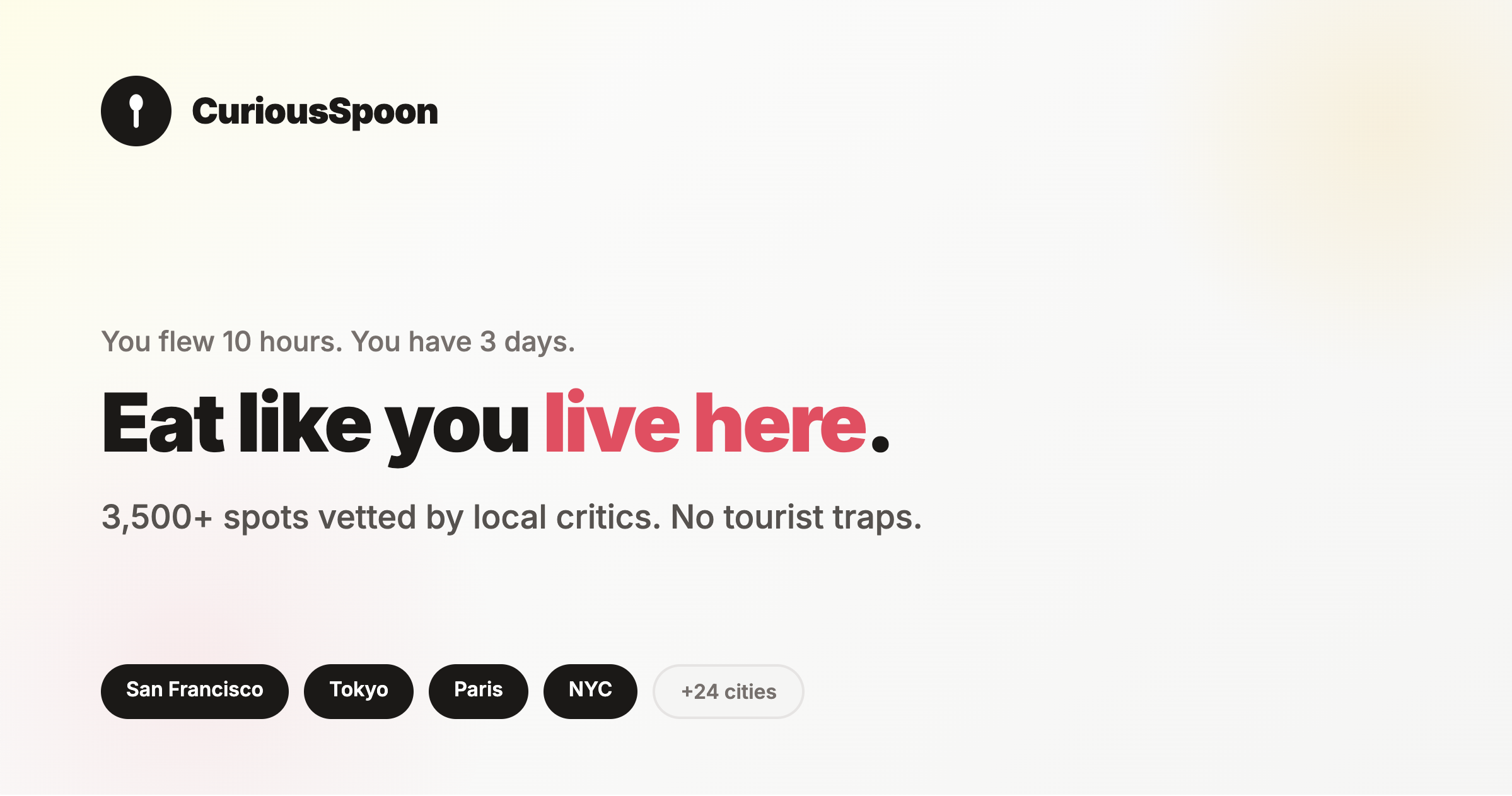 CuriousSpoon – We Have Opinions About Where to Eat